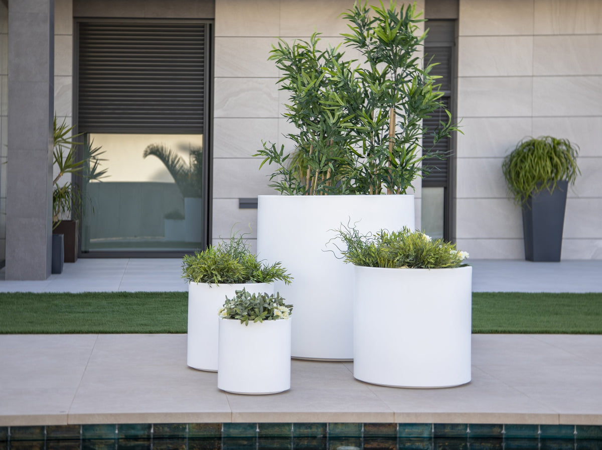 Maceteros Redondos – Etiquetado "Plástico Reciclado" – Newgarden ...